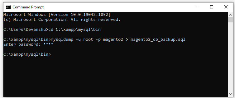 How To Export A Mysql Database Using Command Prompt Thecoachsmb
