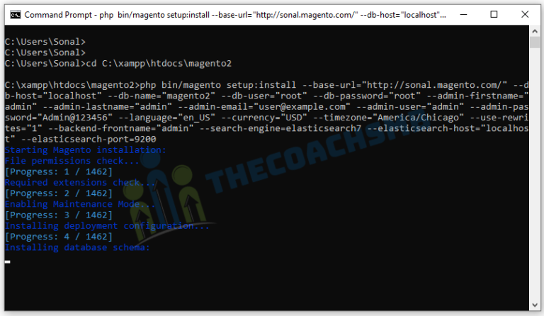 6 Steps To Install Magento 243 On Xampp Windows Using Composer Thecoachsmb