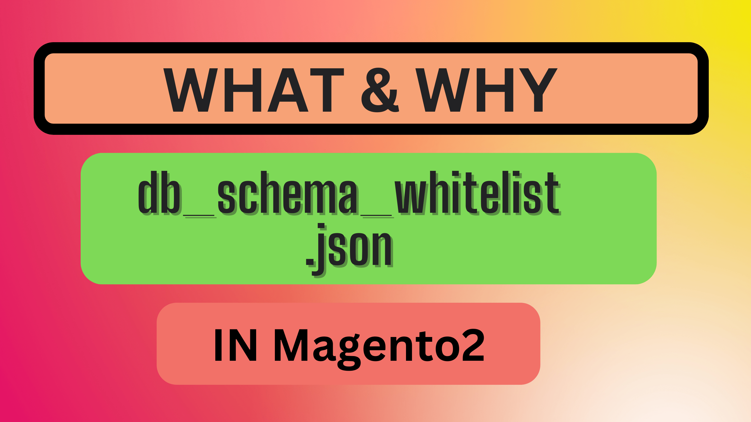 What And Why Dbschemawhitelistjson File Is In Magento2 Thecoachsmb